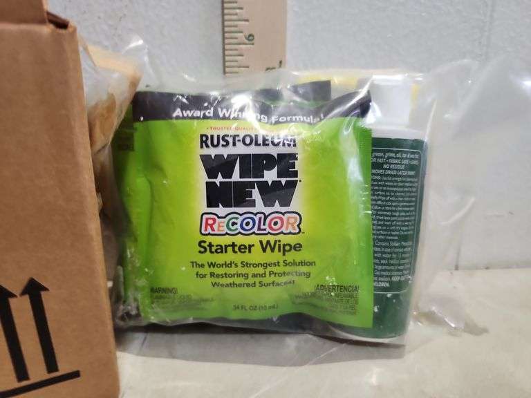 Rust-Oleum Wipe New Recolor Starter Wipe Kit - Auction Ohio