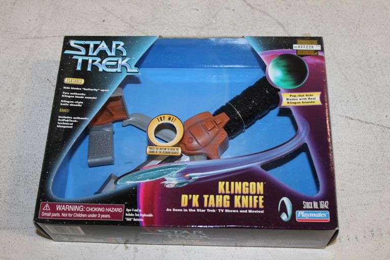 Star Trek Klingon D'K Tahg Knife - Auction Ohio