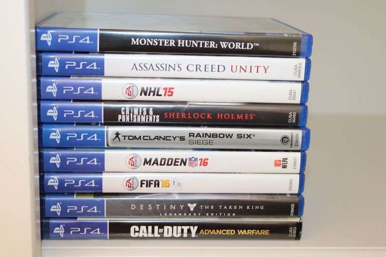 PS4 Video Games - Auction Ohio