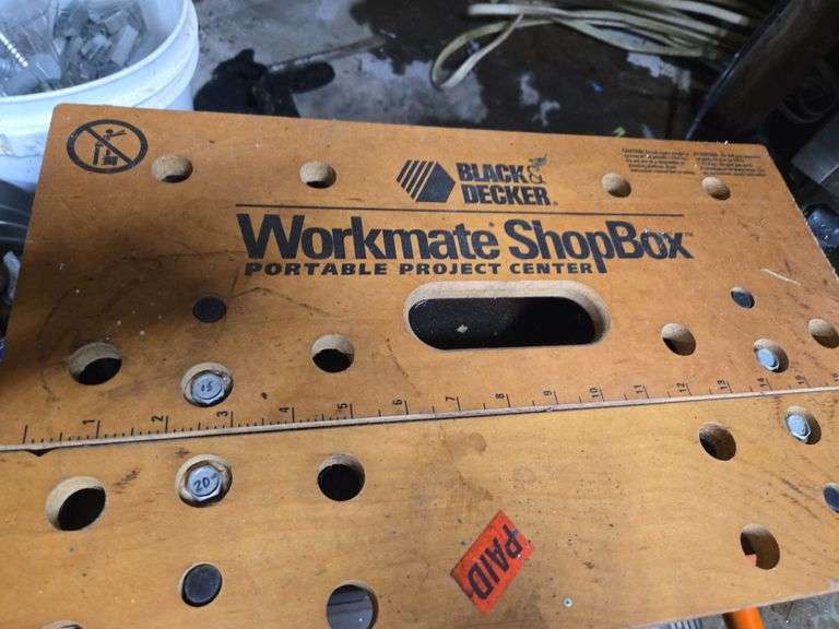 Black and decker workmate shop box - Auction Ohio