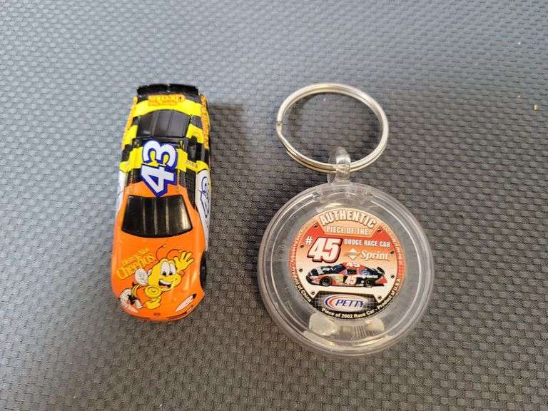 NASCAR Collectibles – #43 Cheerios Car & #45 Sprint Keychain - Auction Ohio