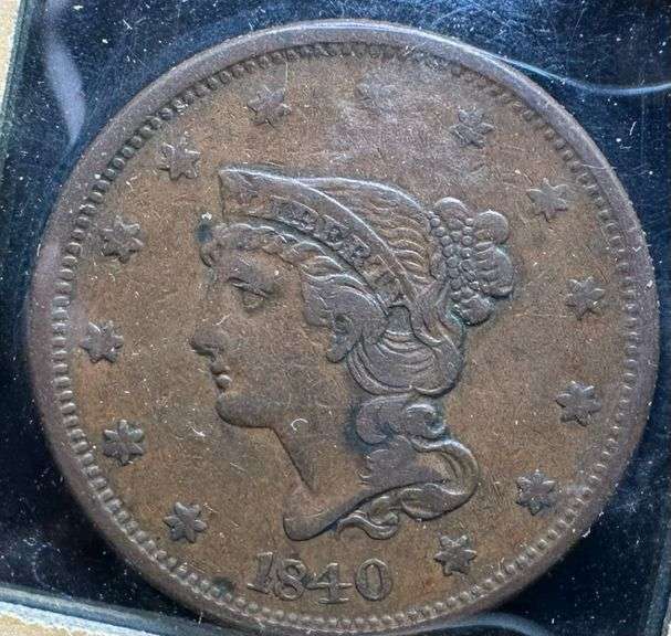 1840 Coronet Large Cent - Auction Ohio
