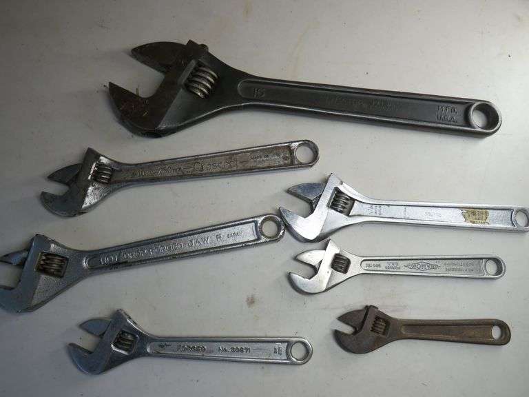 Adjustable Wrenches - Auction Ohio