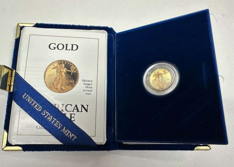 American Eagle One-Tenth Ounce Proof Gold Coin - Auction Ohio