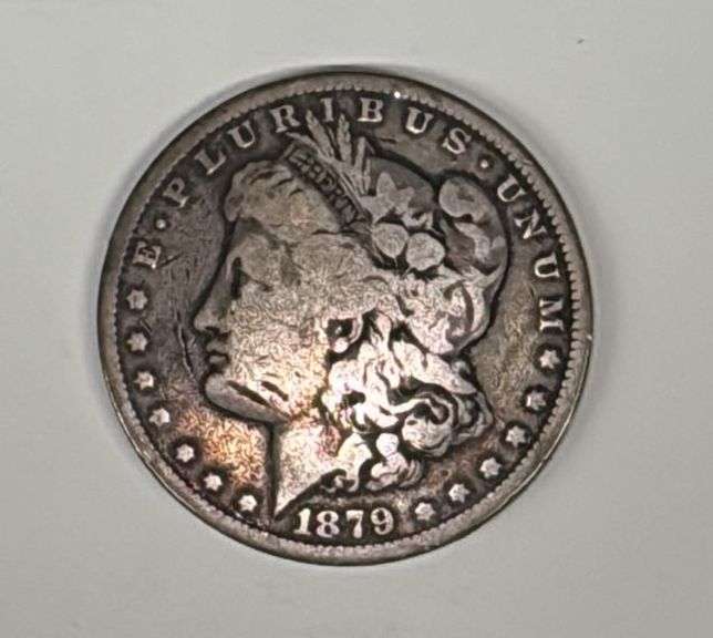 1879 Morgan Silver Dollar Coin - Auction Ohio