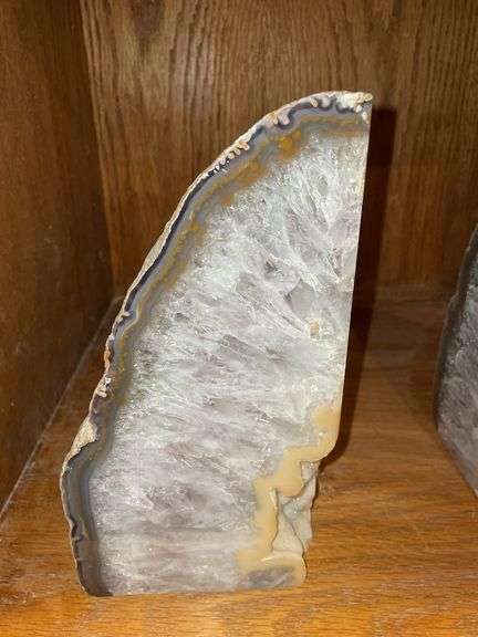 Geode Bookends - Auction Ohio