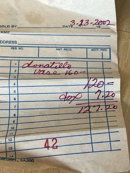 Roseville Donatello Flower Pot & Underplate – 6.5" Pot / 6.5" Plate ...