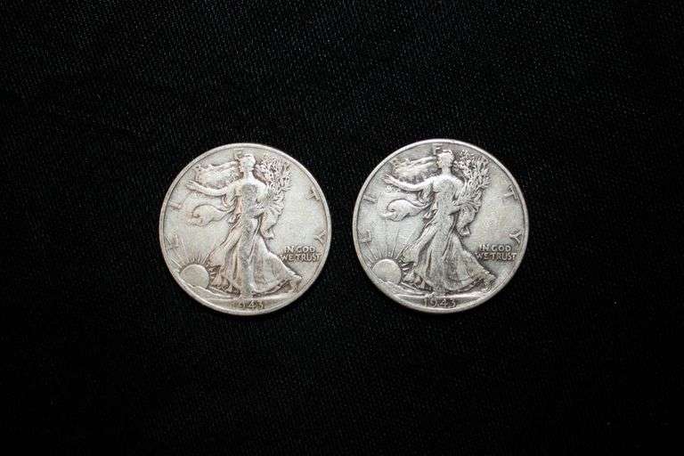Walking Liberty Half Dollars - Auction Ohio
