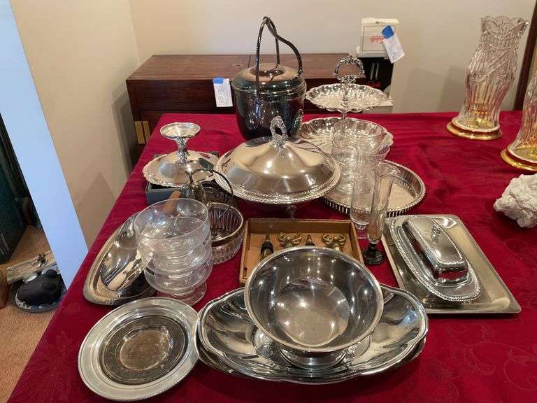 Silver-Plated & Stainless Servingware - Auction Ohio