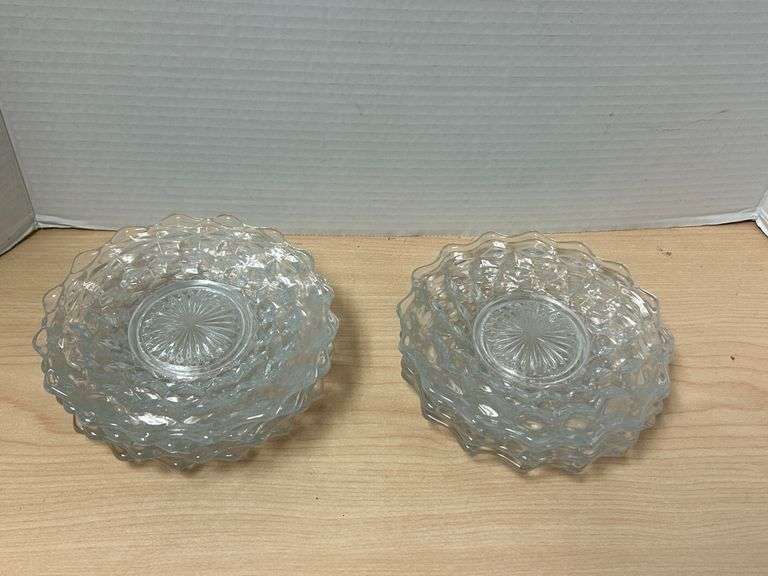 Fostoria American Glass Plates - Auction Ohio