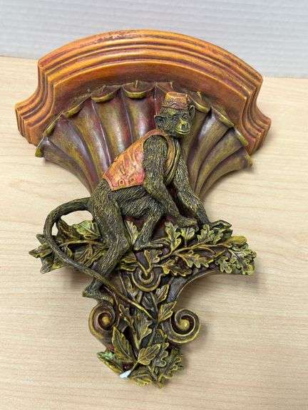 Monkey Sconce Wall Decor - Auction Ohio