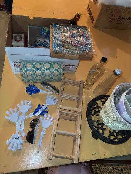Sea Shells, Caster on Wheels, Butterworth Empty Bottle, etc. - Auction Ohio