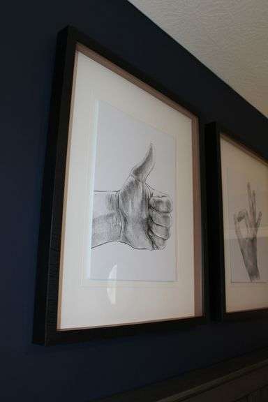 Framed Hand Sketch Prints - Auction Ohio