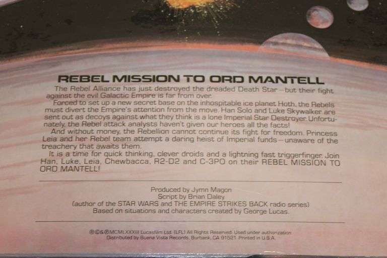 Vintage Star Wars Records - Auction Ohio