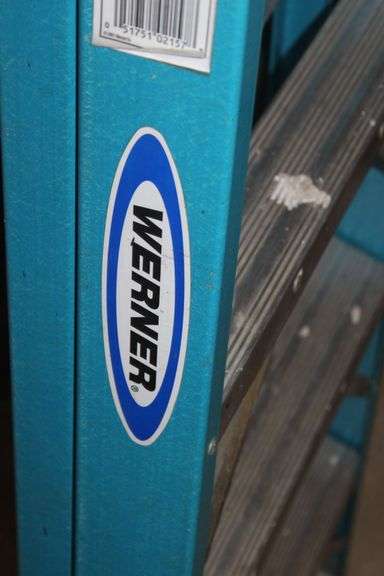 Werner 8 Foot Folding Ladder - Auction Ohio