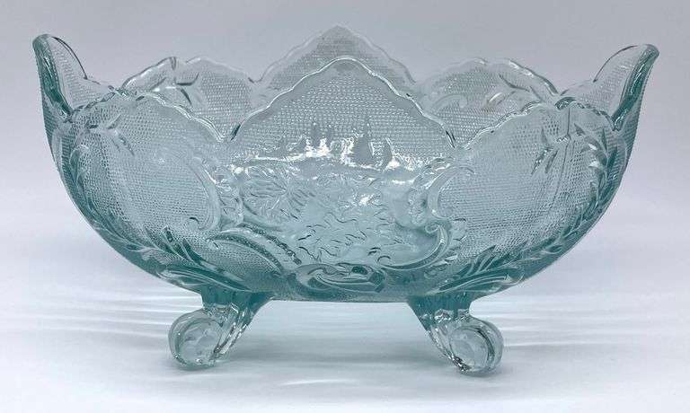 VTG Jeanette Glass Footed Fruit Bowl - Auction Ohio