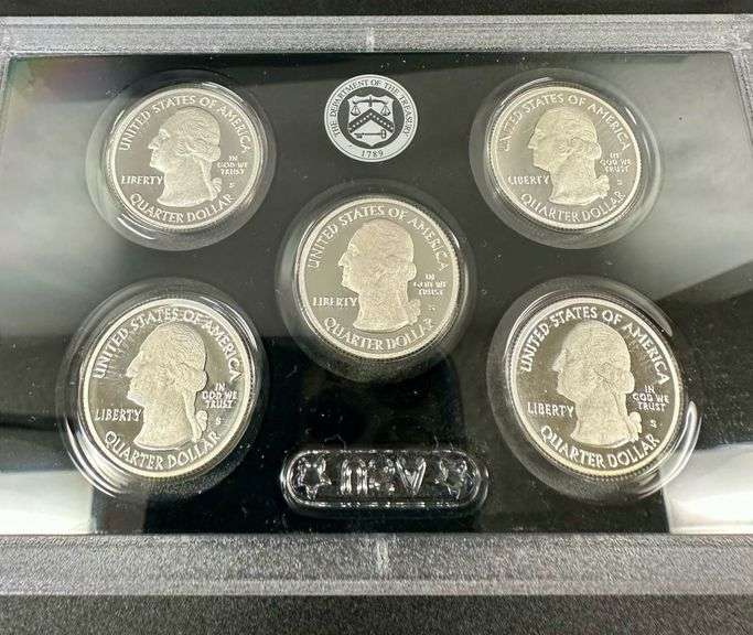 2012 America the Beautiful Quarters Silver Proof Set - Auction Ohio