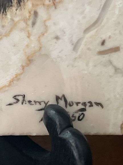 Sherry Morgan Painted Tiger on Marble – #10/250 - Auction Ohio