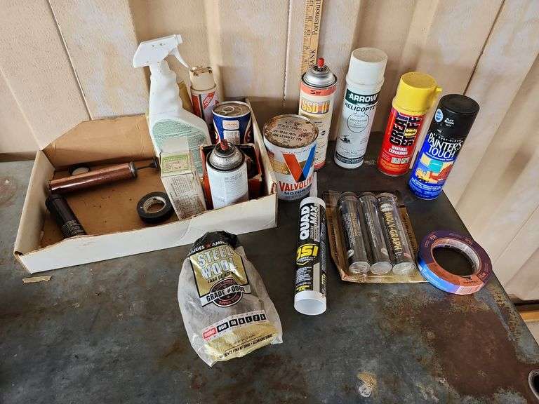 Assorted Oil, Grease, Caulking, & More - Auction Ohio