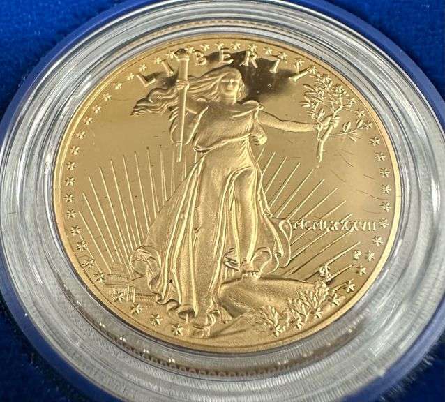 1987 Gold Half Ounce American Eagle Coin - Auction Ohio