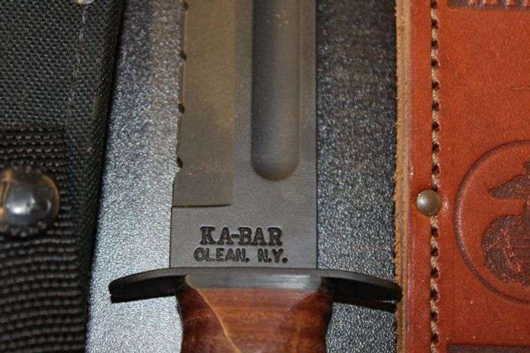 Ka-Bar, Rifle Scope, and 12 GA Shotshells - Auction Ohio