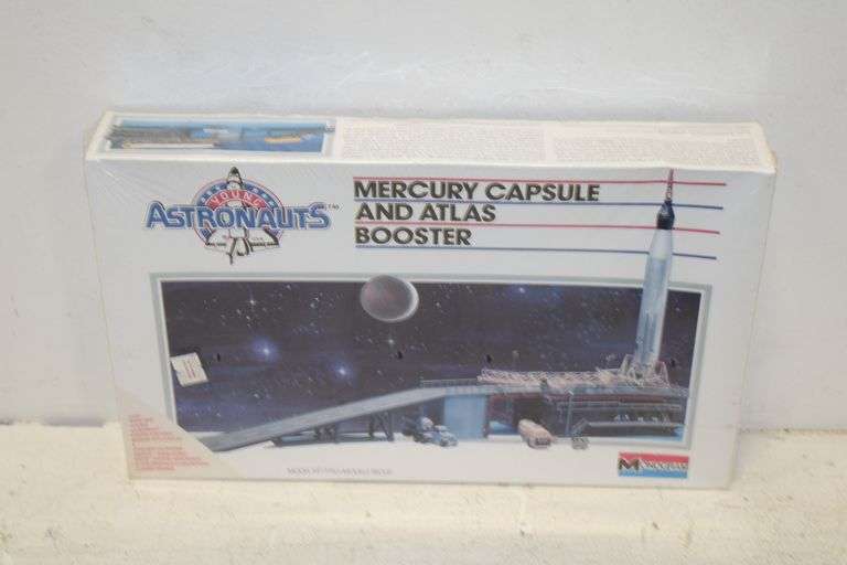Mercury Capsule and Atlas Booster Model Kit - Auction Ohio