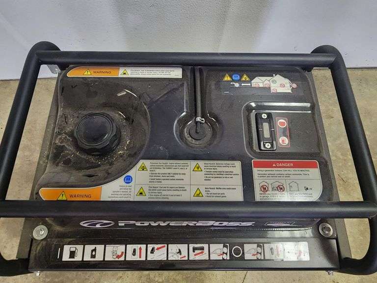 Powerboss Generator - Auction Ohio