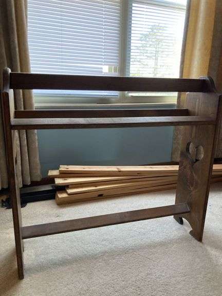 Wooden Quilt Rack - Auction Ohio