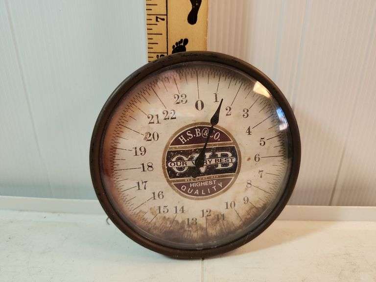 Reproduction Wall Clock - Auction Ohio