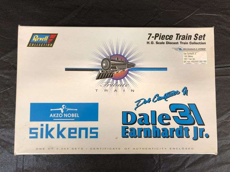 Dale Earnhardt Jr. Sikkens Train Set - Auction Ohio