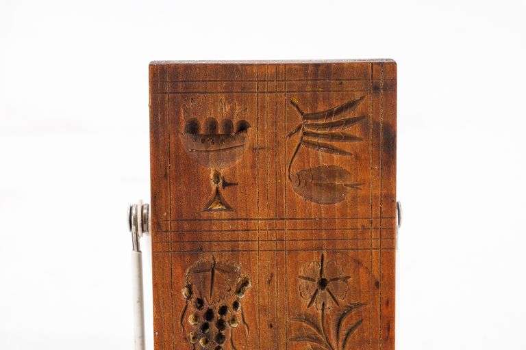 Antique Hand-Carved German Springerle Cookie Mold - Auction Ohio
