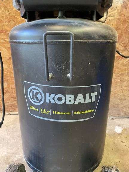 Kobalt 20 Gal. Upright Air Compressor - Auction Ohio
