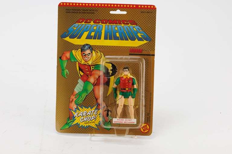 D.C. Comics Robin Karate Chop Action Figure New In Package - Auction Ohio