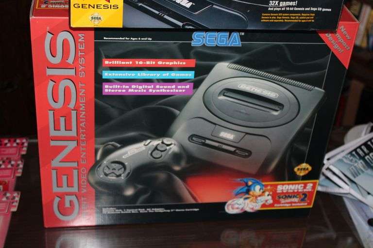 BOXES SEGA Genesis & 32X Game Console BOXES ONLY. - Auction Ohio
