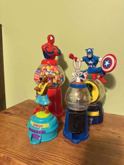 Fun Character Gumball And Candy Dispensers - Auction Ohio
