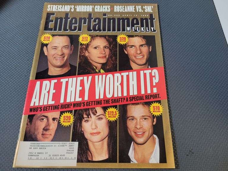 Entertainment Weekly Magazine – April 12, 1996 – “Are They Worth It ...
