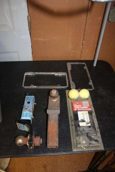 Trailer Hitches, Magnetic Trailer Alignment Kit, and License Plate ...