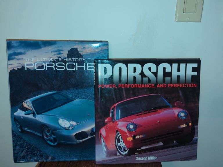 2 Porsche car books - Auction Ohio