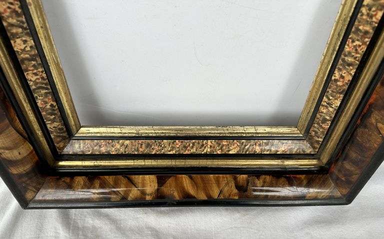 Victorian Eastlake Tortoise Shell Lacquer Faux Marble Ebonized Gold ...