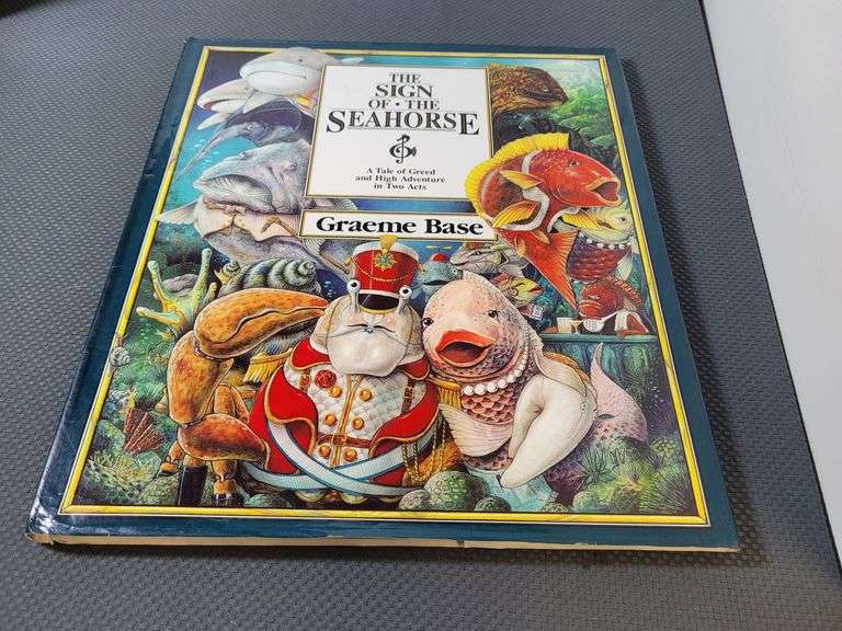 "The Sign of the Seahorse" by Graeme Base – Hardcover Children's Book ...