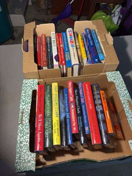 Two Boxes of Books Mainly Novels - Auction Ohio