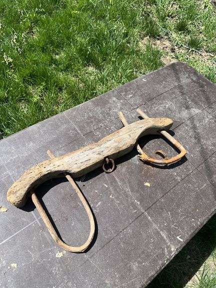 wooden ox yoke - Auction Ohio