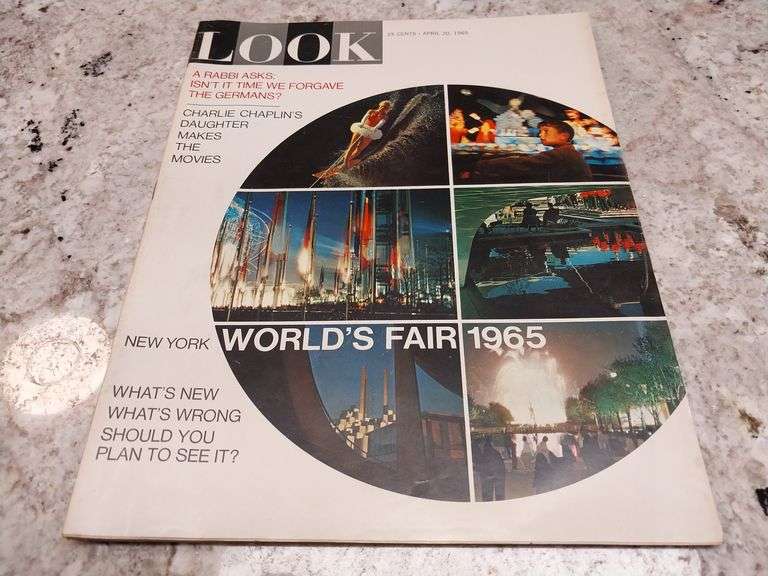 Vintage LOOK Magazine – April 20, 1965 – New York World’s Fair 1965 ...