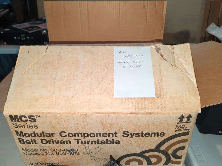 Modular Component Systems Belt Driven Turntable - Auction Ohio