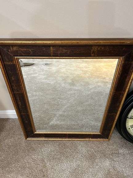 18' Wall Clock & Mirror - Auction Ohio