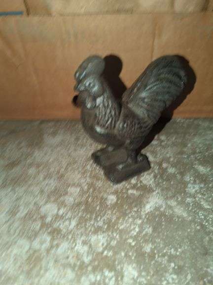 Cast iron rooster - Auction Ohio
