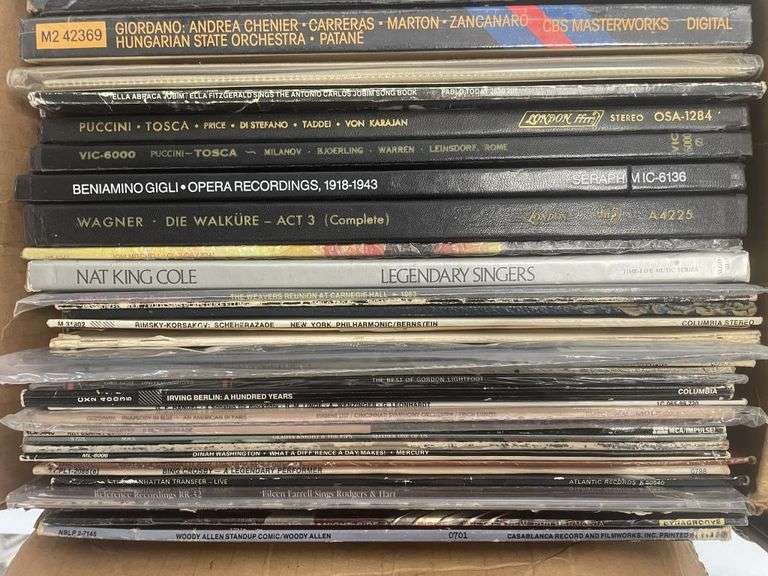 CLASSICAL, JAZZ, AND OPERA RECORDS AND BOX SETS. - Auction Ohio