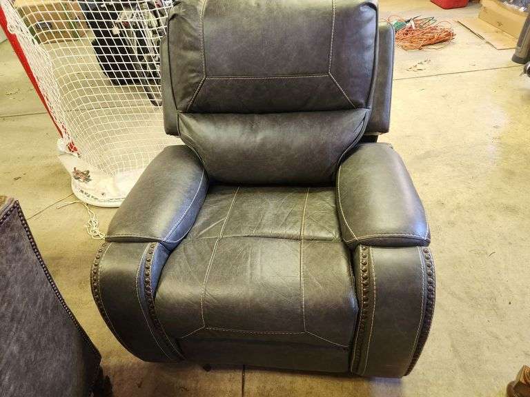 Gray Rocker Recliner - Auction Ohio