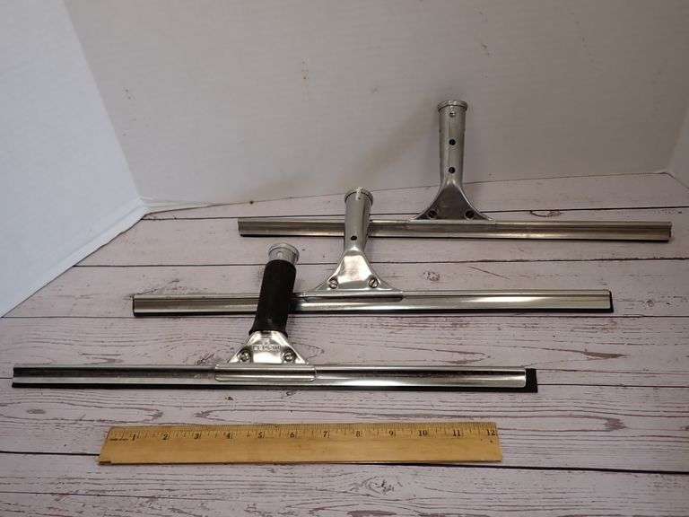 THREE Commercial Window Squeegee Tools - UNGER - ETTORE - STECCONE MASTER - Auction Ohio