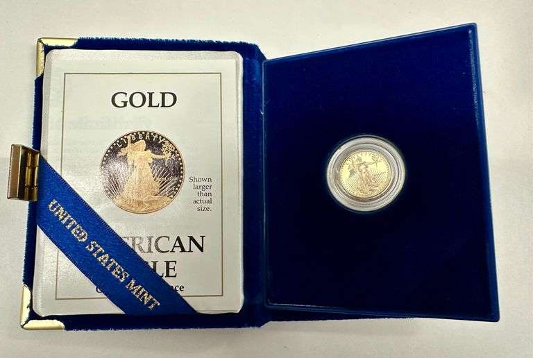 American Eagle One-Tenth Ounce Gold Coin - Auction Ohio